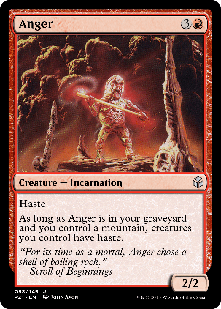 Anger (PZ1-053) - Legendary Cube Prize Pack – Goblin Games NZ