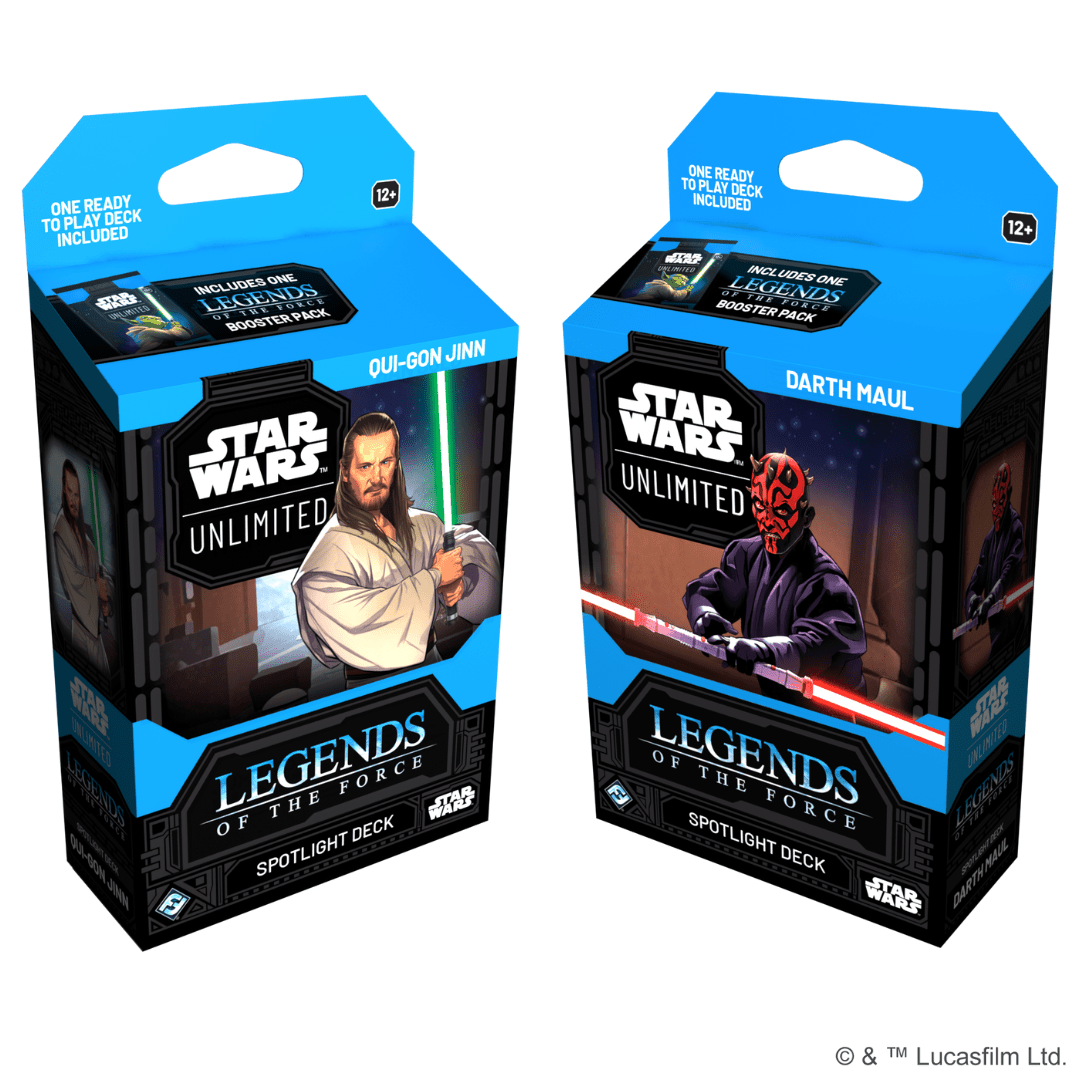 Legends of the Force | Spotlight Deck Showdown Bundle: Qui-Gon VS Maul ...